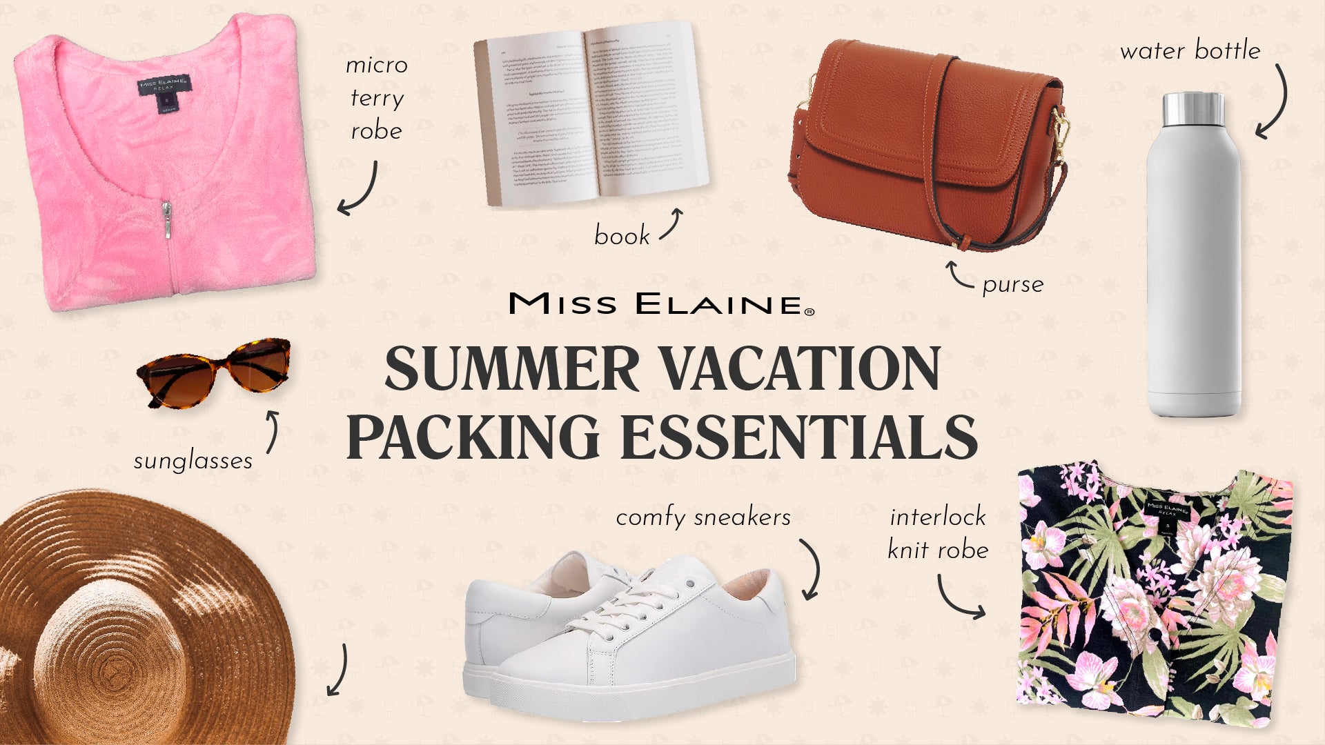 Summer Vacation Packing Essentials – Miss Elaine Store