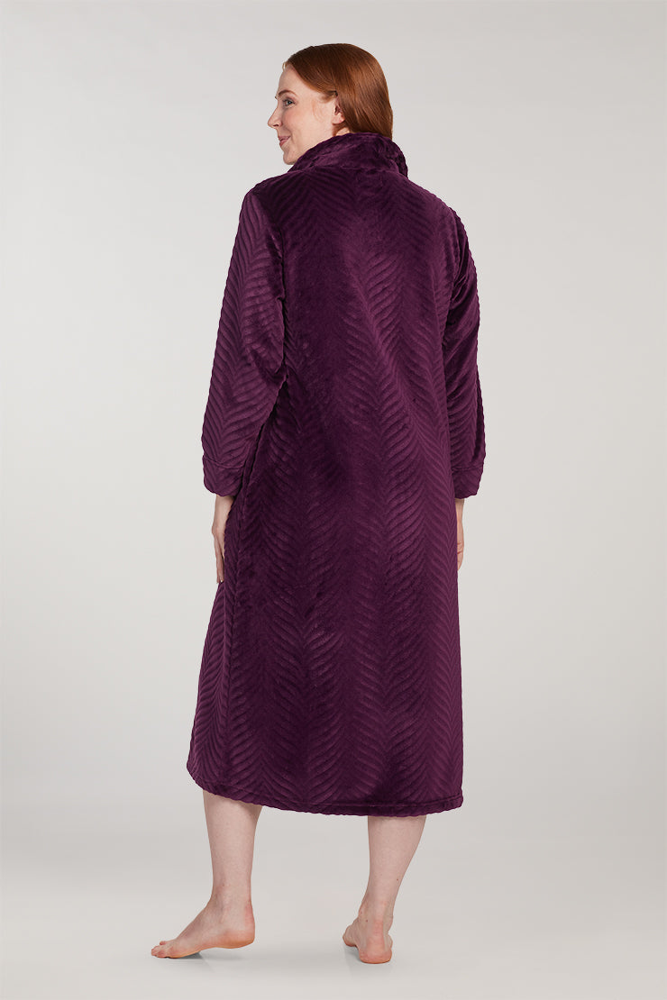 Fleece Long Robe – Miss Elaine Store