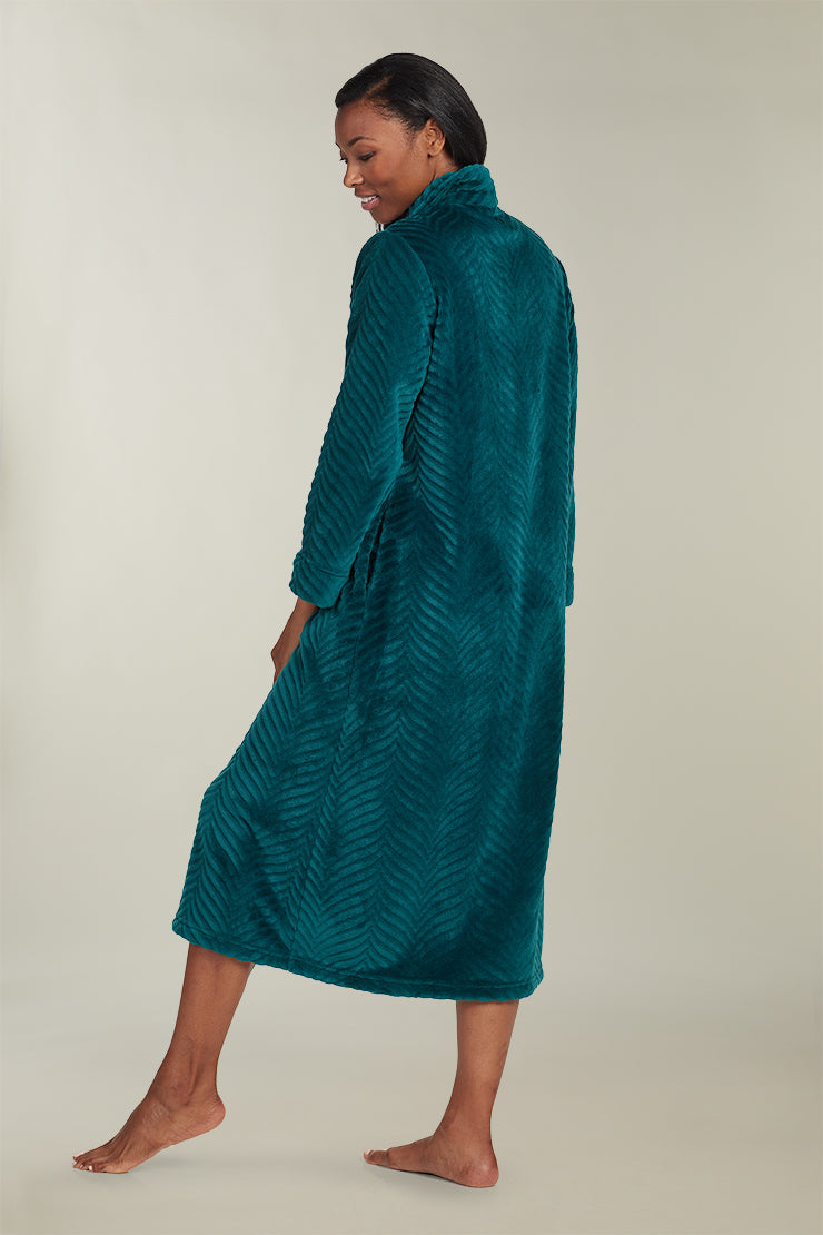 Fleece Long Robe – Miss Elaine Store