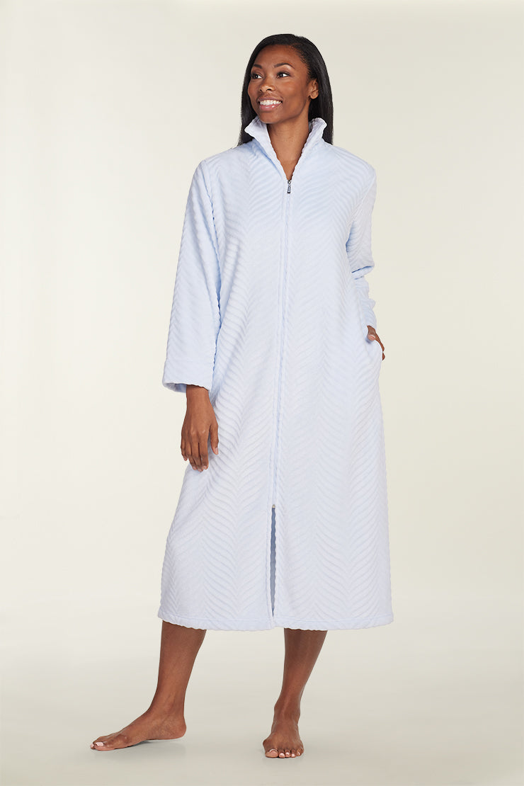 Fleece Long Robe – Miss Elaine Store